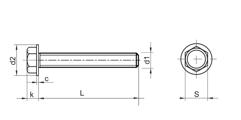 DIN 7500 D Wkręty samoformujące z łbem sześciokątnym - SPEC-BOLT